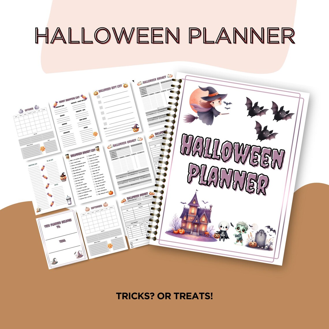 Halloween Planner – 41 Pages of Spooky Fun & Stress-free Planning - Etsy