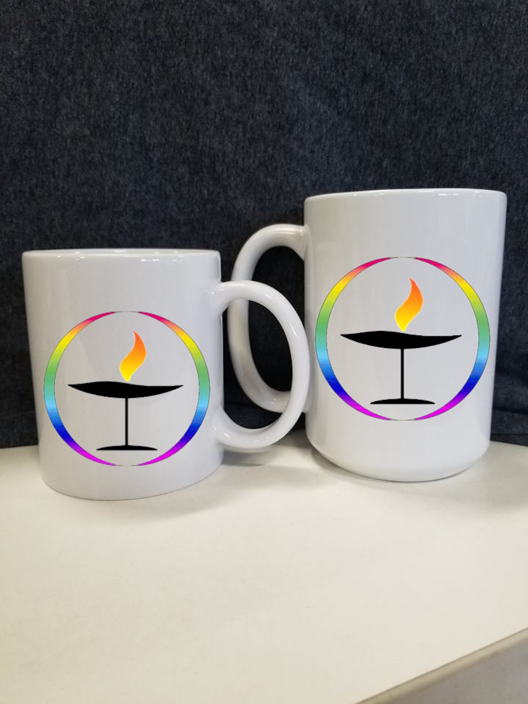 Unitarian Universalist Rainbow Flaming Chalice; a Symbol for Diversity ...