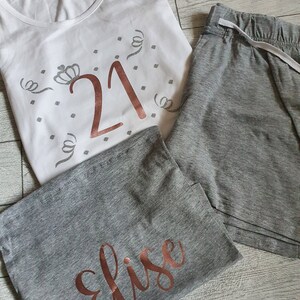 Ladies Short Pyjama Set, Birthday Pyjamas, Womens Pyjamas, Birthday ...