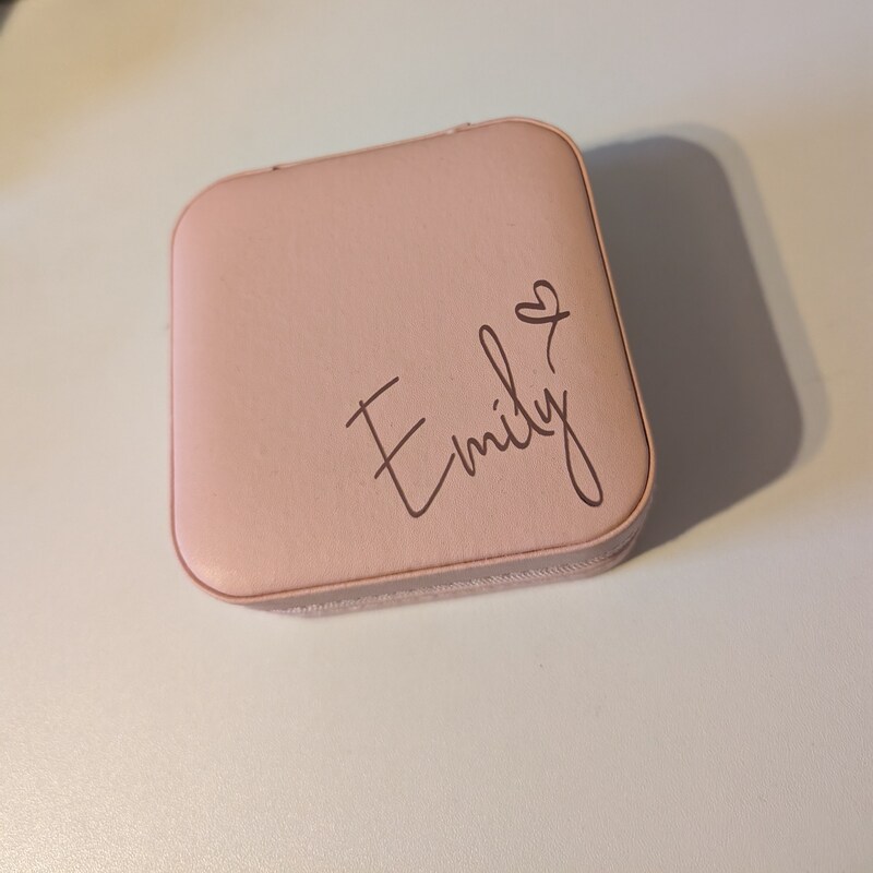 Pink Jewelry Box - Etsy
