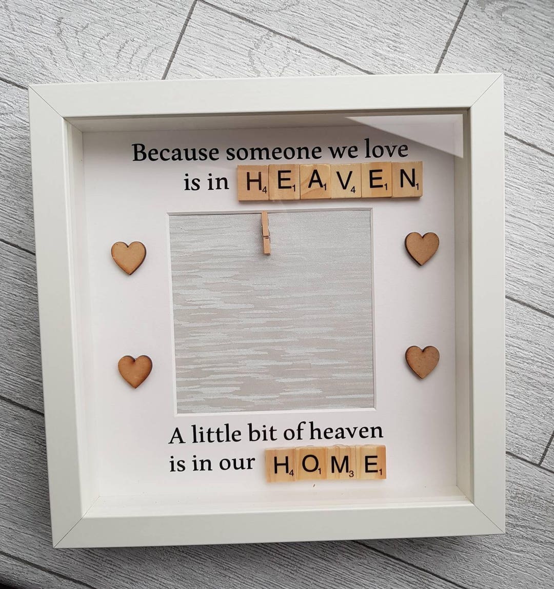 Photo Memorial Frame, Memorial Gift, Remembrance Frame, Remembrance ...