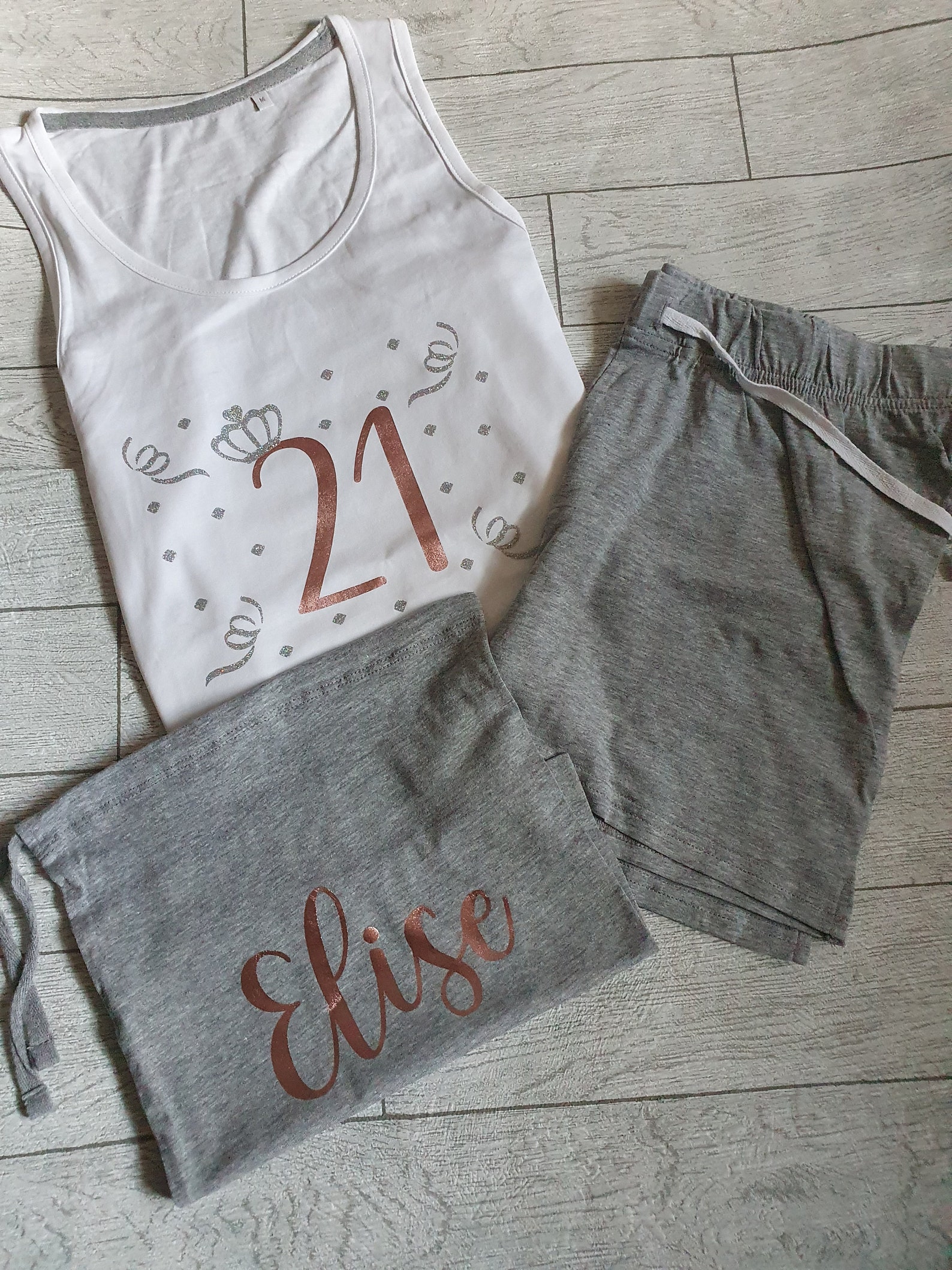 Ladies Short Pyjama Set Birthday Pyjamas Womens Pyjamas - Etsy UK