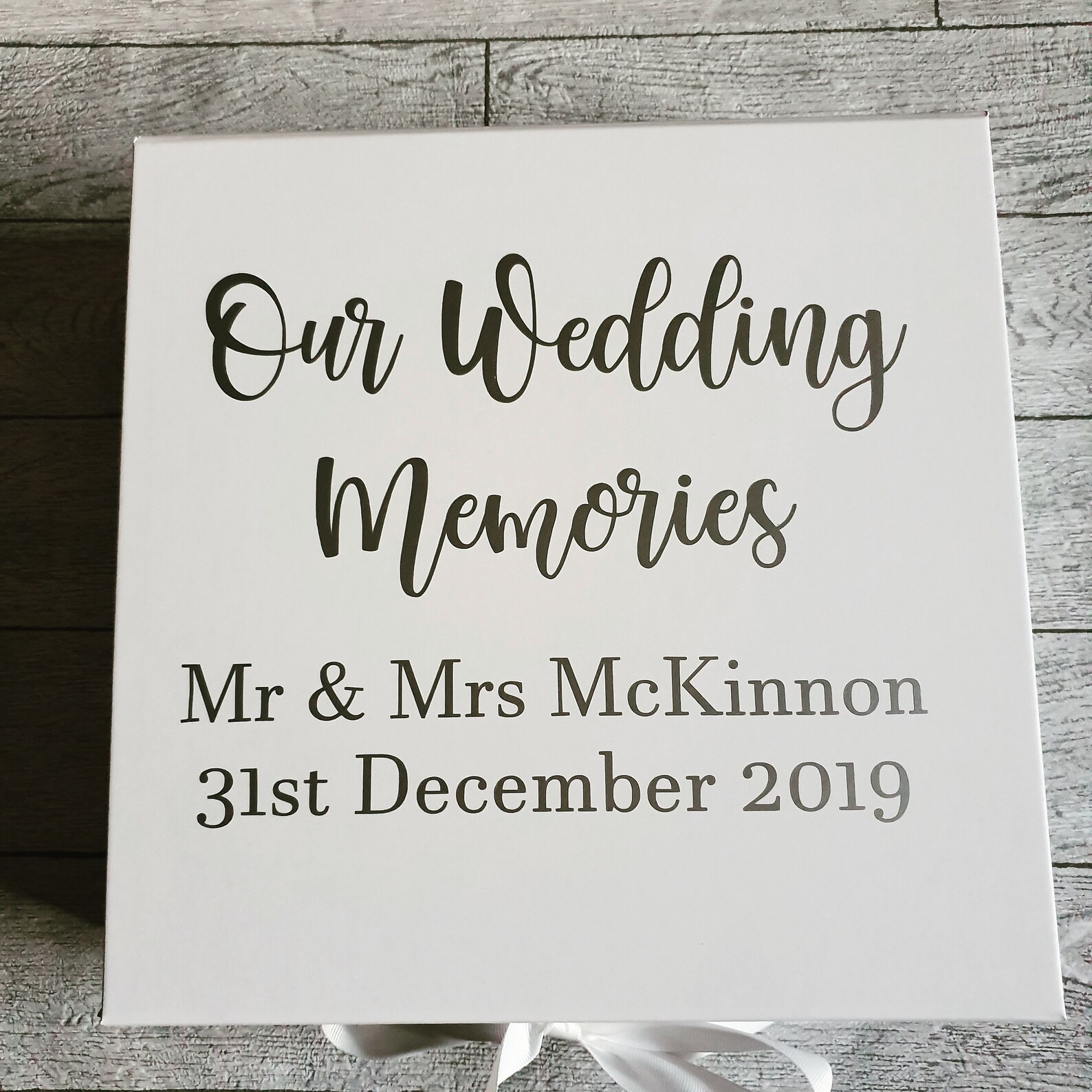 Personalised Wedding Memory Box Wedding Gift Wedding | Etsy