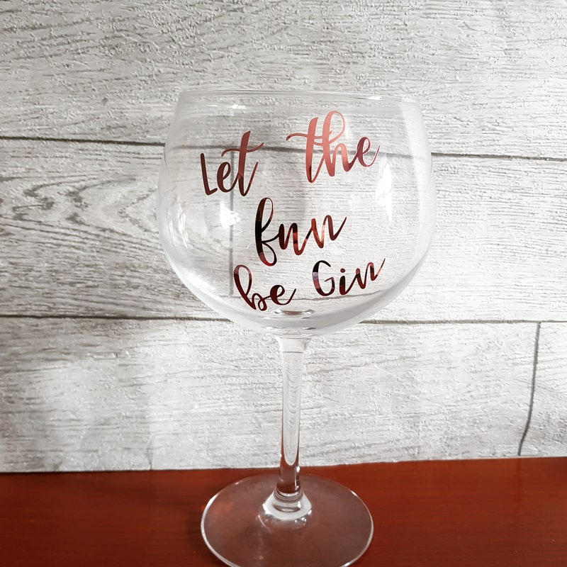 Let the Fun Be Gin - Etsy