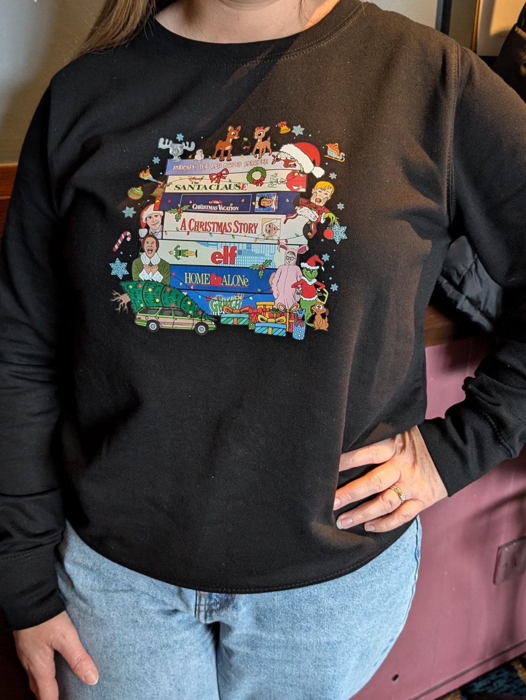 Christmas Movie Jumper, Ladies Christmas Jumper, Mens Christmas Sweater ...