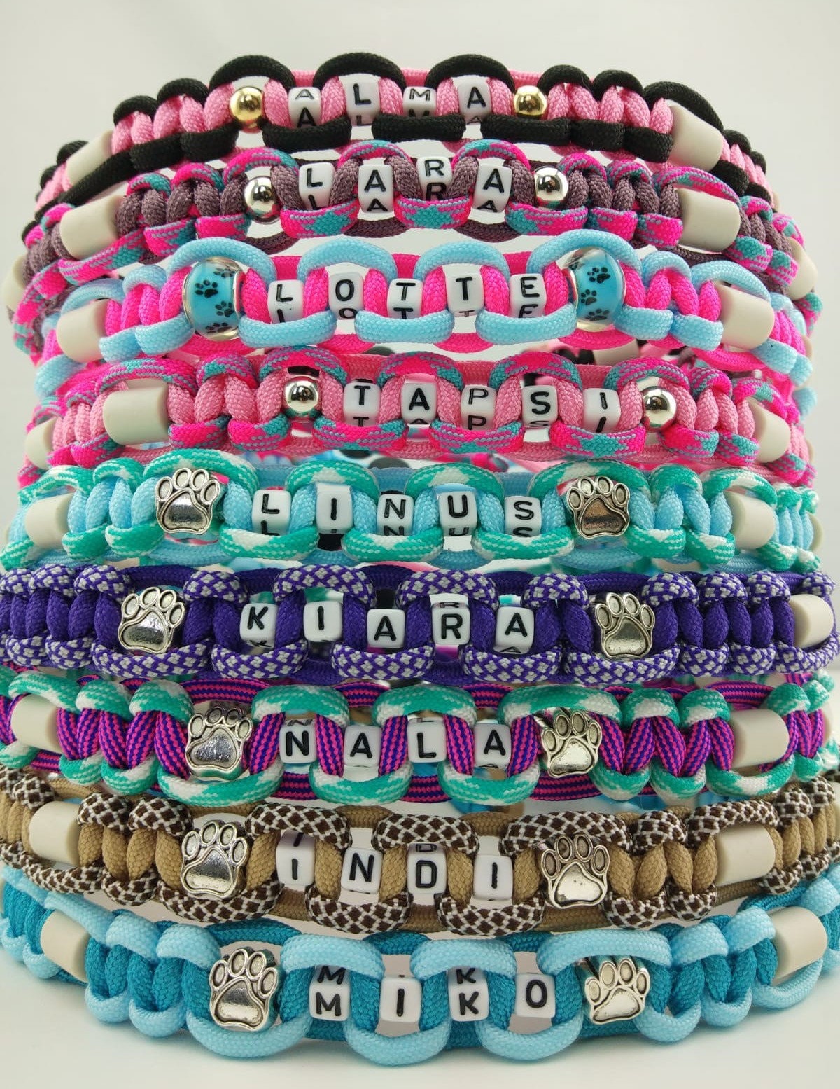 EM Ceramic Tick Collar With NAME for Dogs, Cats, Tick Band, Tick Chain ...