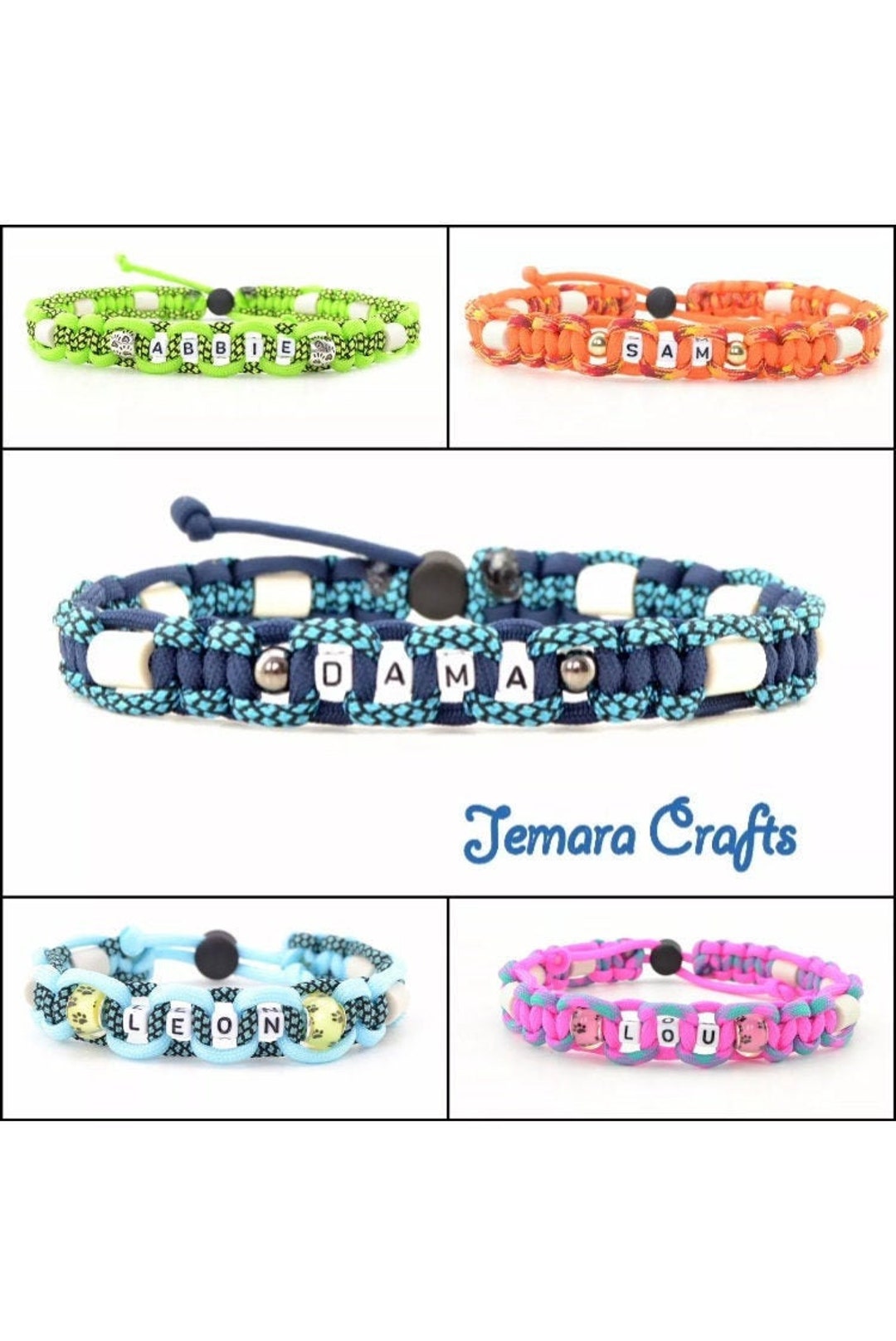 Em-ceramic Tick Collar With NAME Dogs Cats Tick Collar Tick Chain Em ...