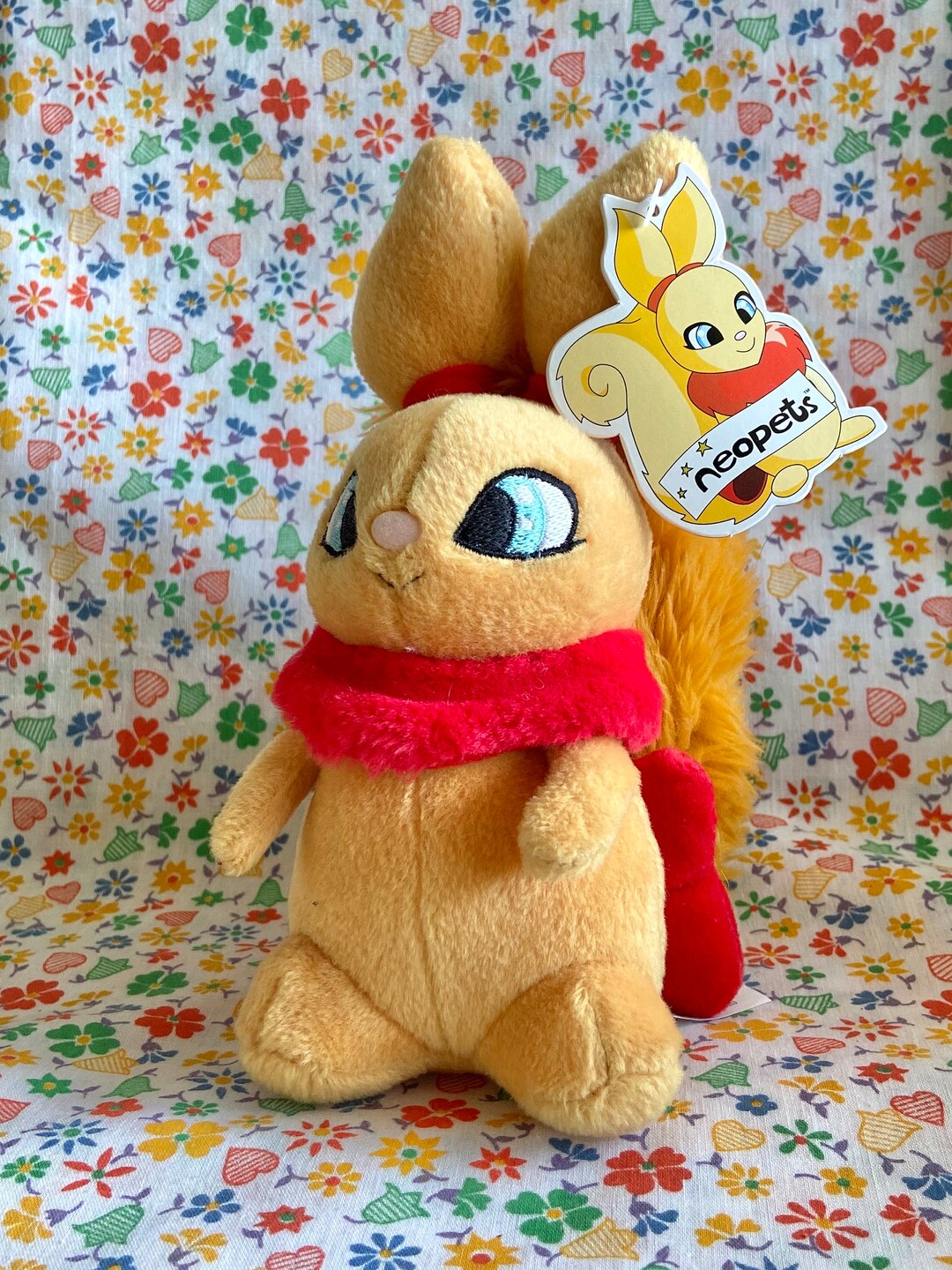 Neopets Red Usul Plush Limited Edition 2002 Stuffed Toy Limited Too ...