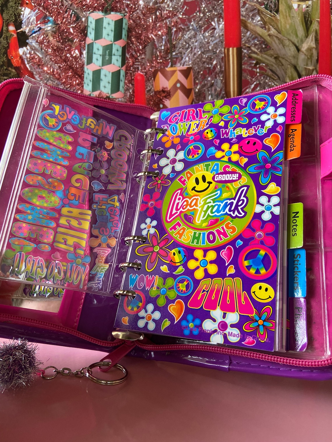 Vintage Lisa Frank Planner Journal 90s Girl Power Holographic ...