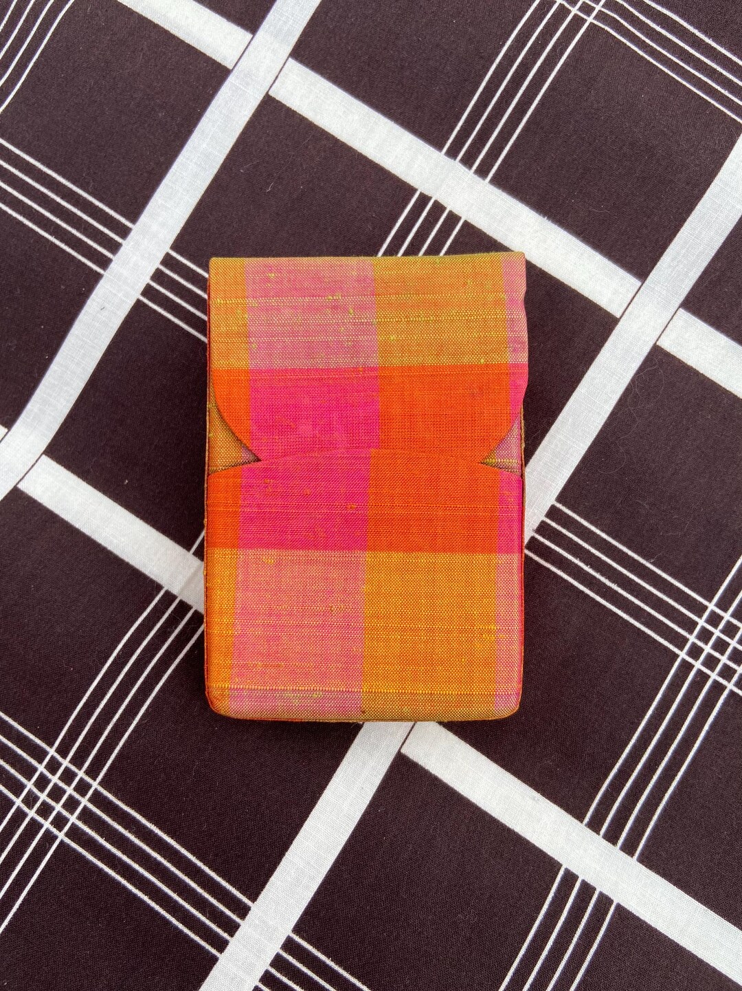 Silk star of Siam 1960s Cigarette Box Case Woven Thai Silk 1970s ...