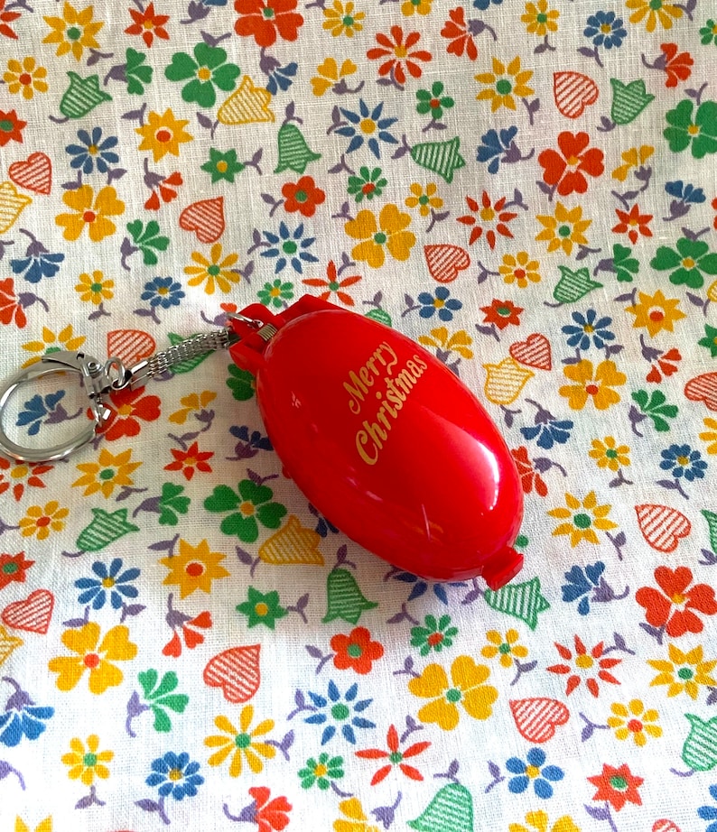 Takara Pocket Critters Moving Keychain merry Christmas Santa 1993 HTF ...