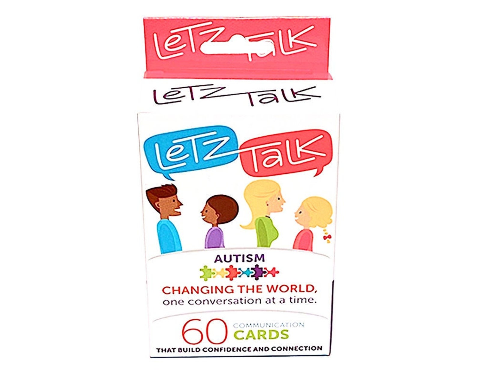 Letz Talk Conversation Cards for Kids With Autism/aspergers -education ...