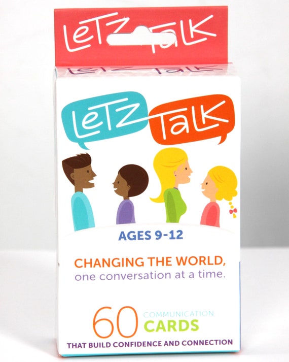 Letz Talk Conversation Cards for Kids Age 9 12 Card Game | Etsy