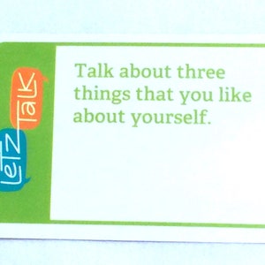 Letz Talk Conversation Cards for Kids - Card Game for Family ...