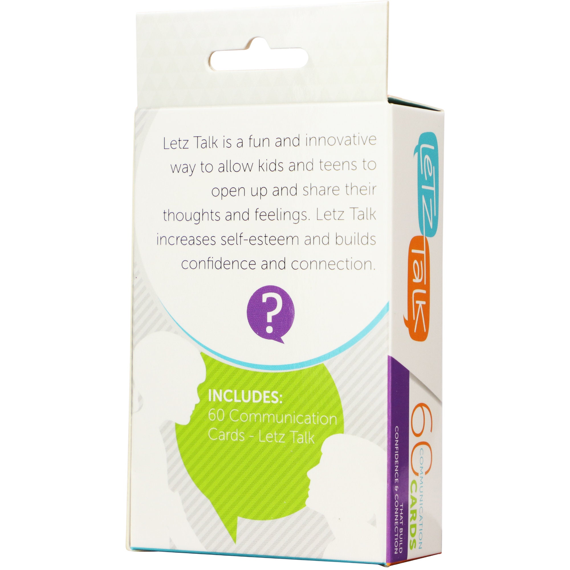 Letz Talk Conversation Cards for Teens - Card Game for Young Adults ...