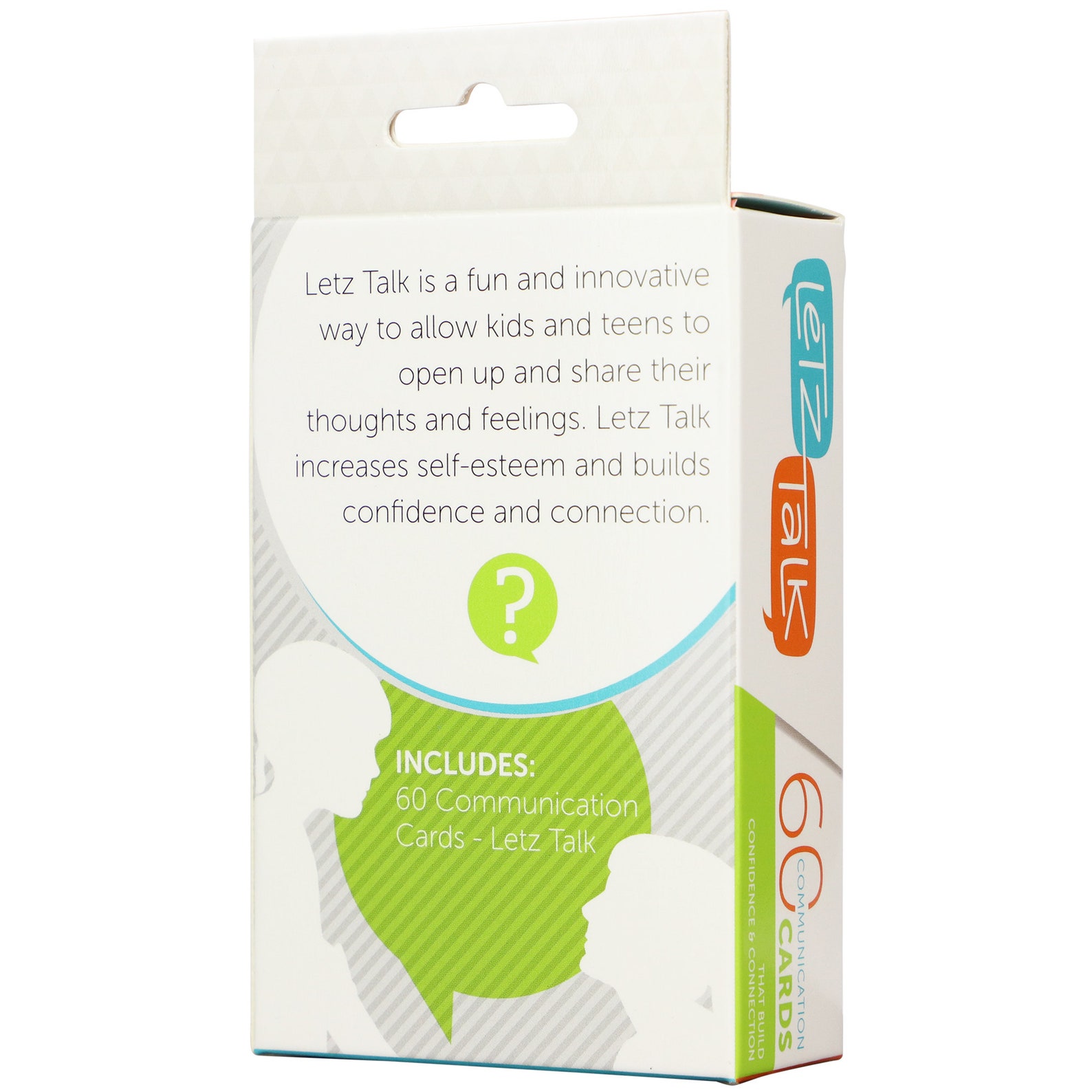 Letz Talk Conversation Cards for Kids - Card Game for Family ...