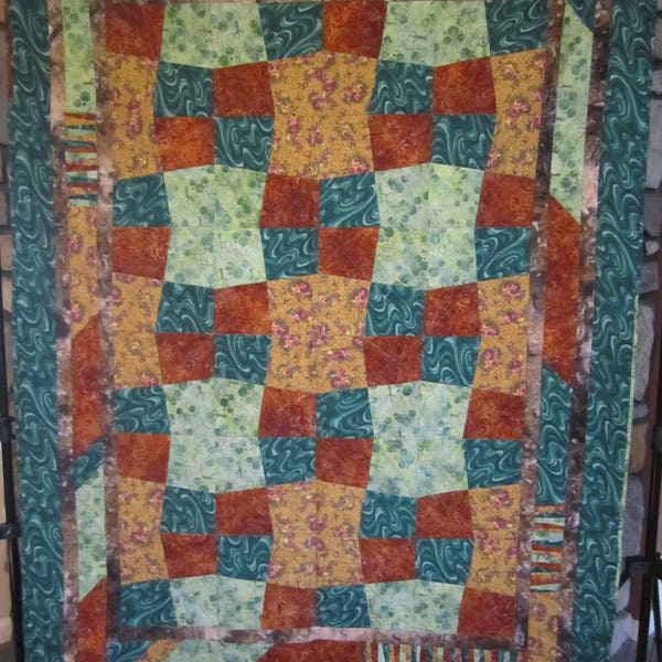 Wonky Quilt - Etsy