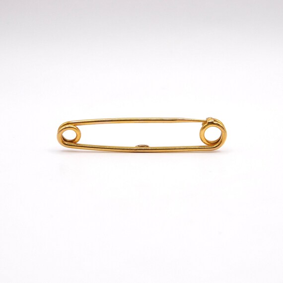 Antique Edwardian 9ct. Yellow Gold Safety Pin. Circa 1910. - Etsy