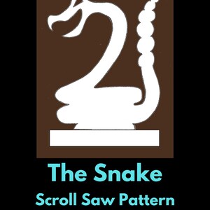 The Snake Scroll Saw Pattern - Etsy