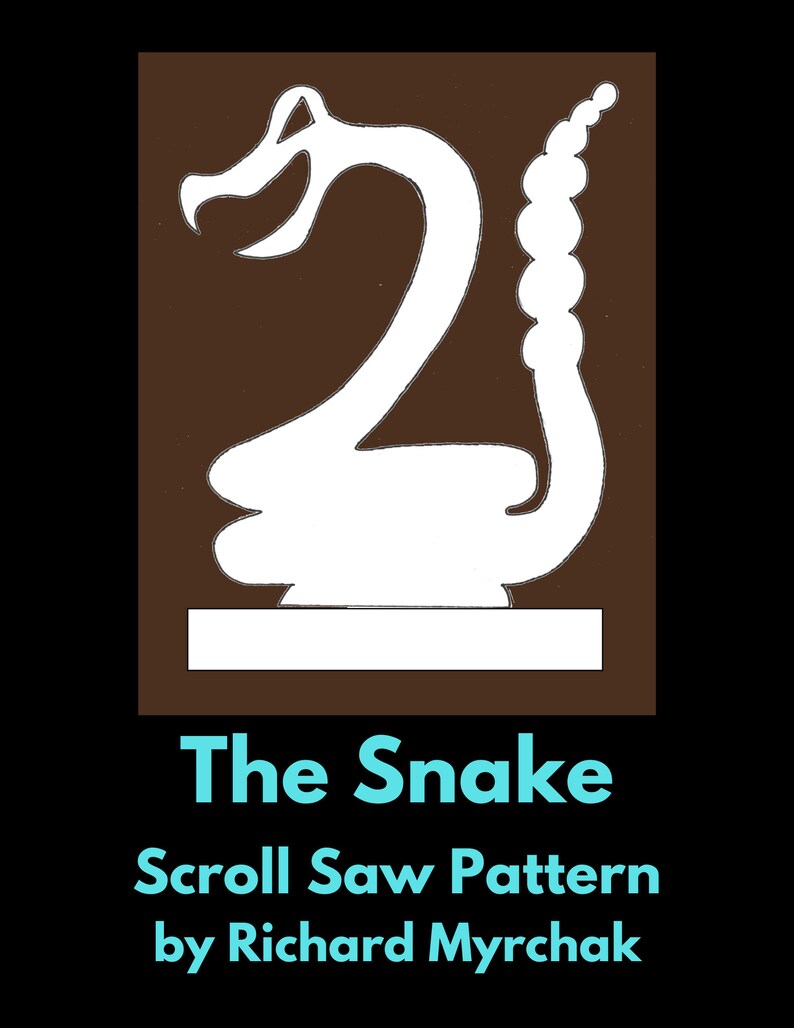 The Snake Scroll Saw Pattern - Etsy