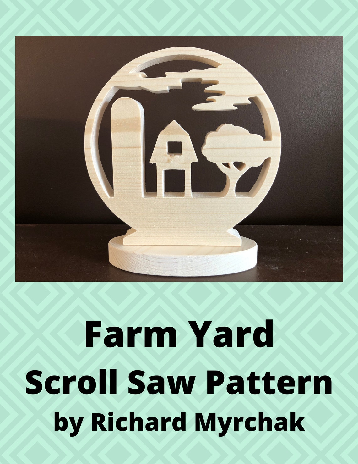 Farm Yard Scroll Saw Pattern | Etsy Canada