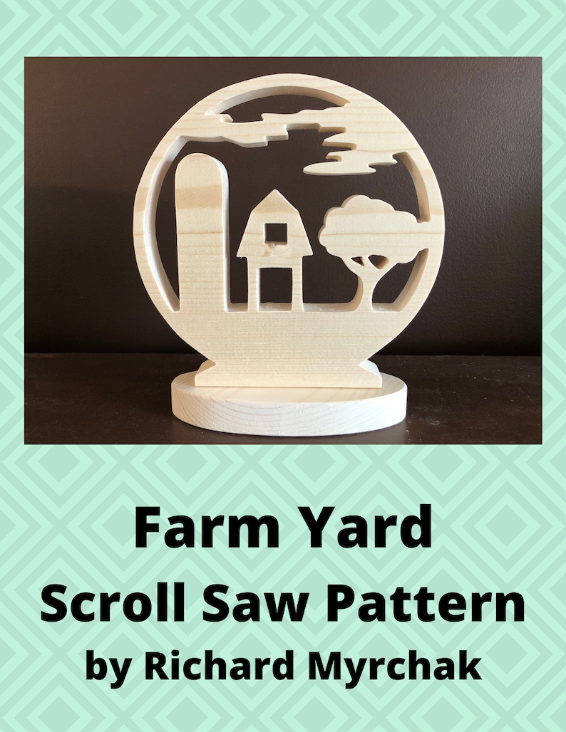 Farm Yard Scroll Saw Pattern - Etsy