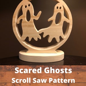 Scared Ghosts Scroll Saw Pattern - Etsy