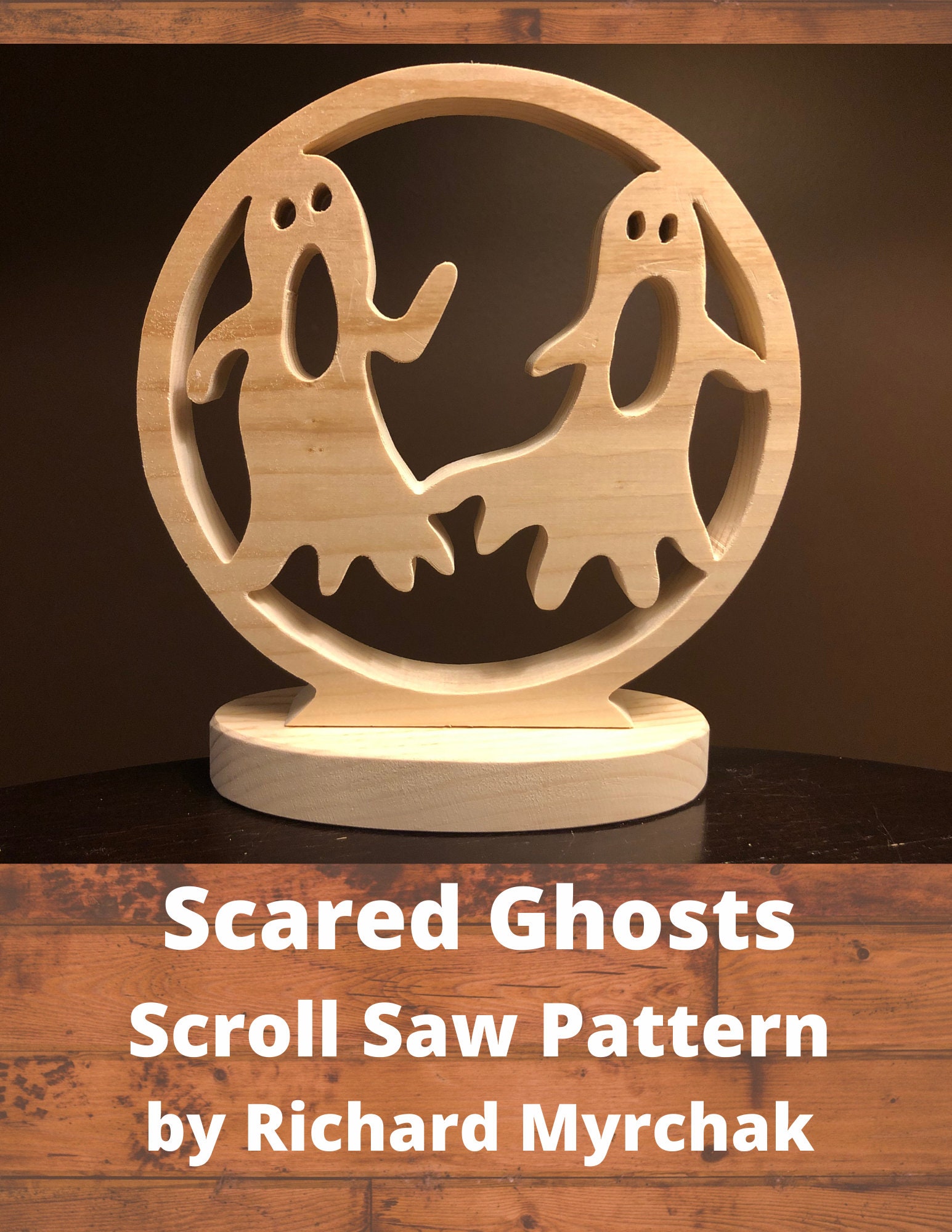 Scared Ghosts Scroll Saw Pattern | Etsy