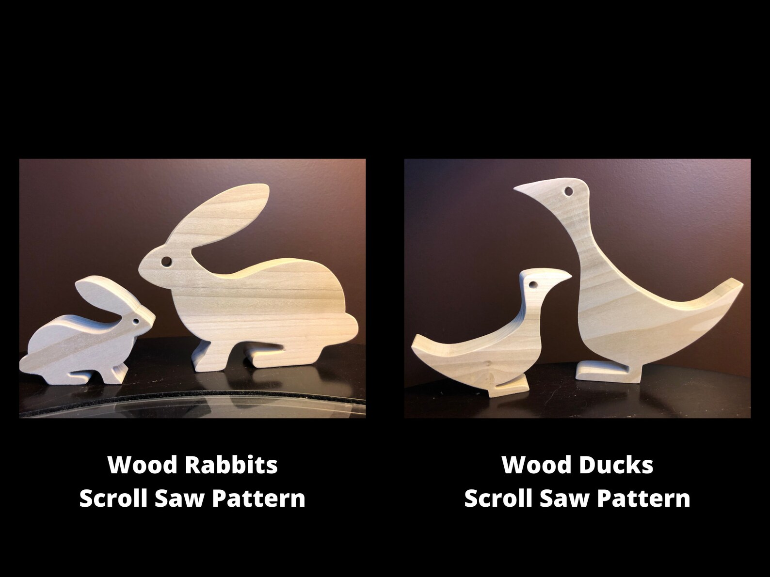 Easy 8 Scroll Saw Patterns - Etsy