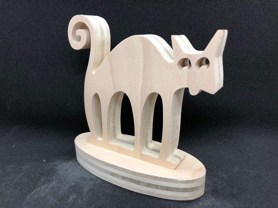 The Cat Scroll Saw Pattern - Etsy
