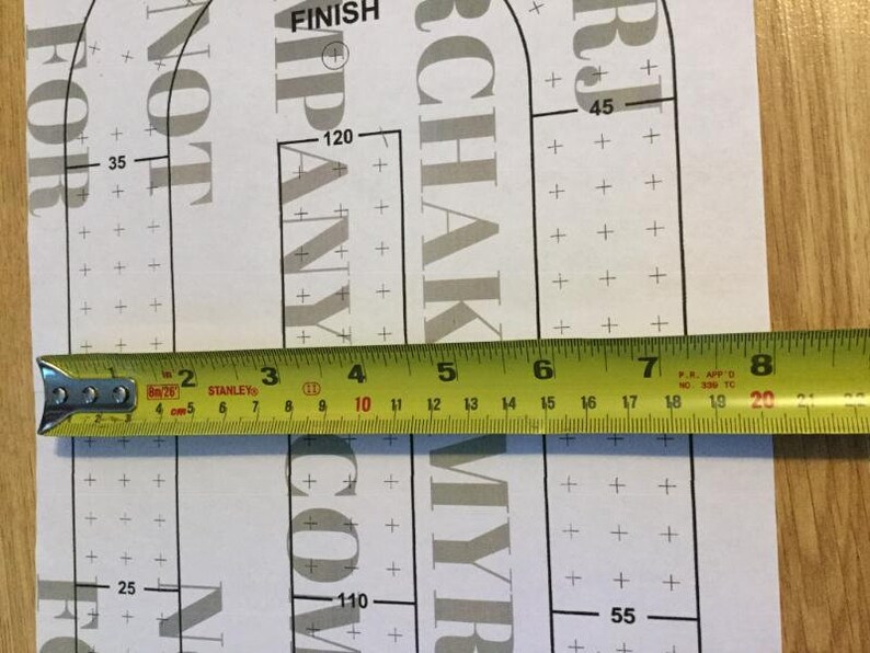 Large Cribbage Board Hole Pattern Paper Template Digital - Etsy Canada