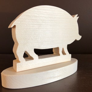 Wooden Pig Scroll Saw Pattern - Etsy Canada