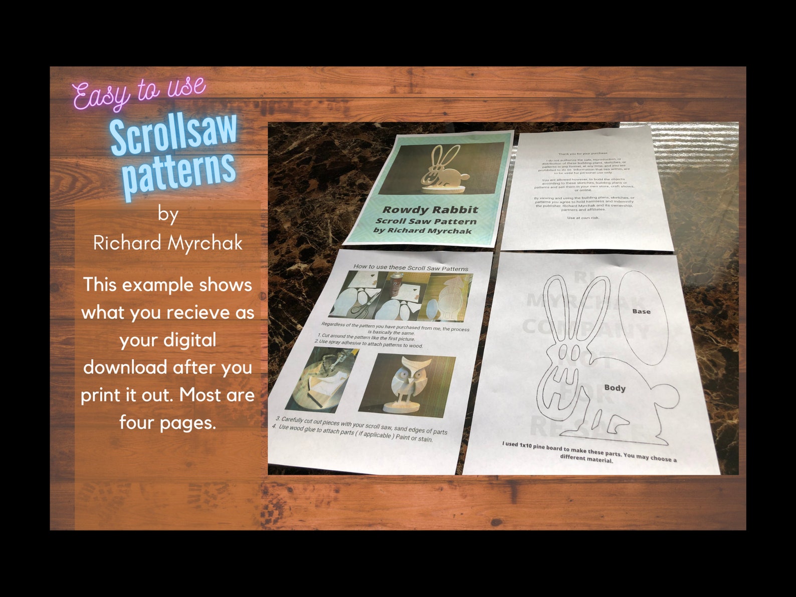 Easy 8 Scroll Saw Patterns - Etsy