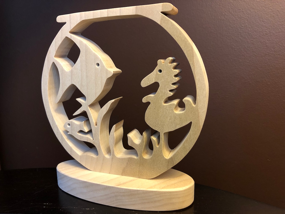 Fish Bowl Scene Scroll Saw Pattern - Etsy