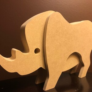 Wood Rhino Scroll Saw Pattern - Etsy