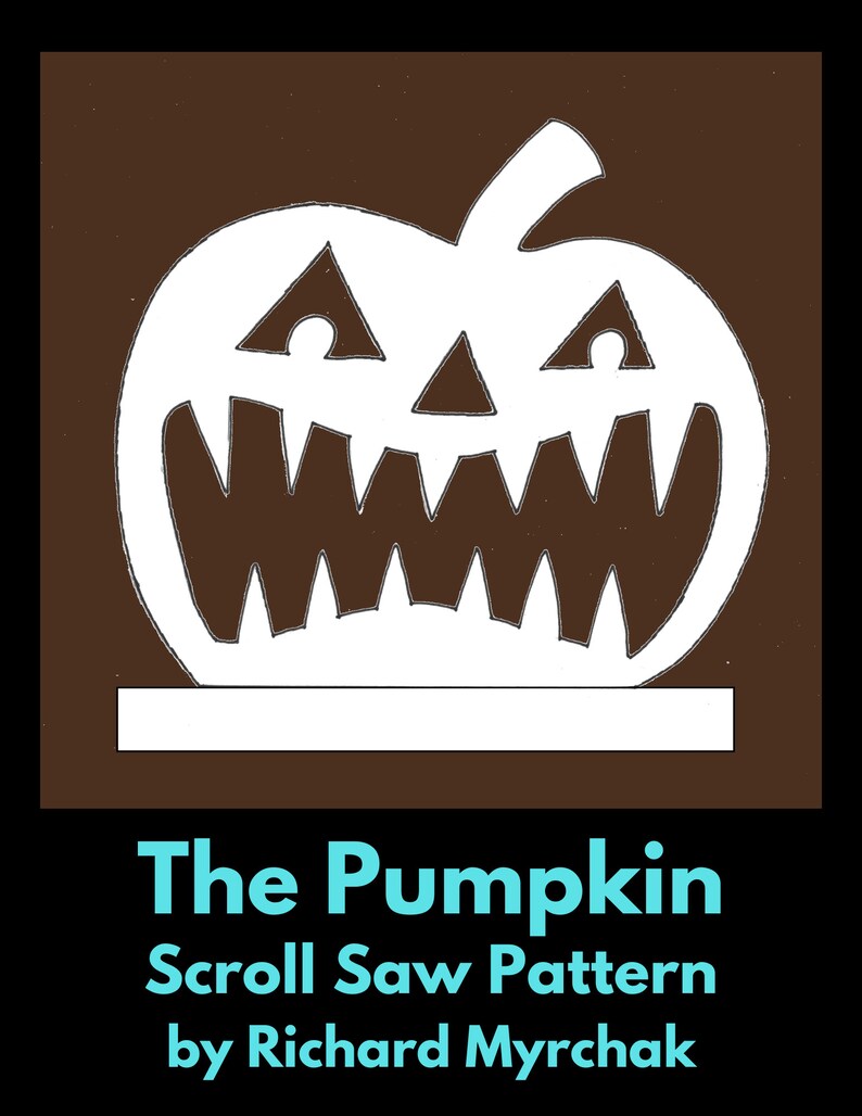 Halloween Pumpkin Scroll Saw Pattern - Etsy