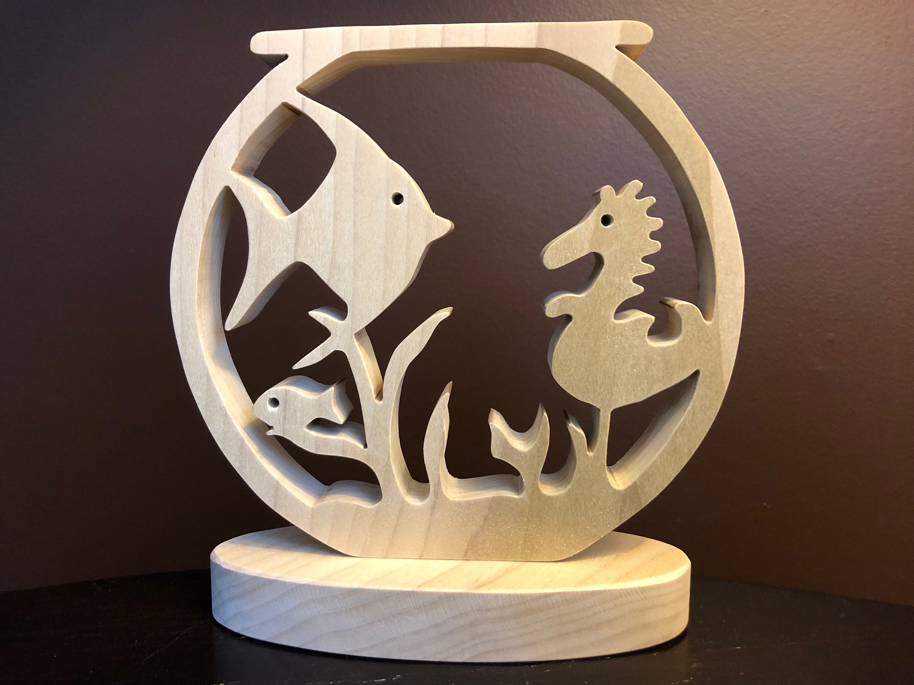 Fish Bowl Scene Scroll Saw Pattern - Etsy