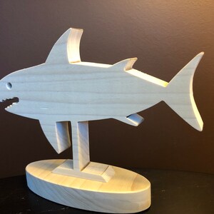 Wood Shark Scroll Saw Pattern - Etsy