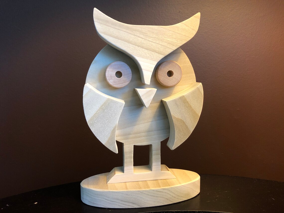 Wood Owl Scroll Saw Pattern - Etsy