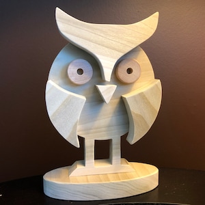 Wood Owl Scroll Saw Pattern - Etsy