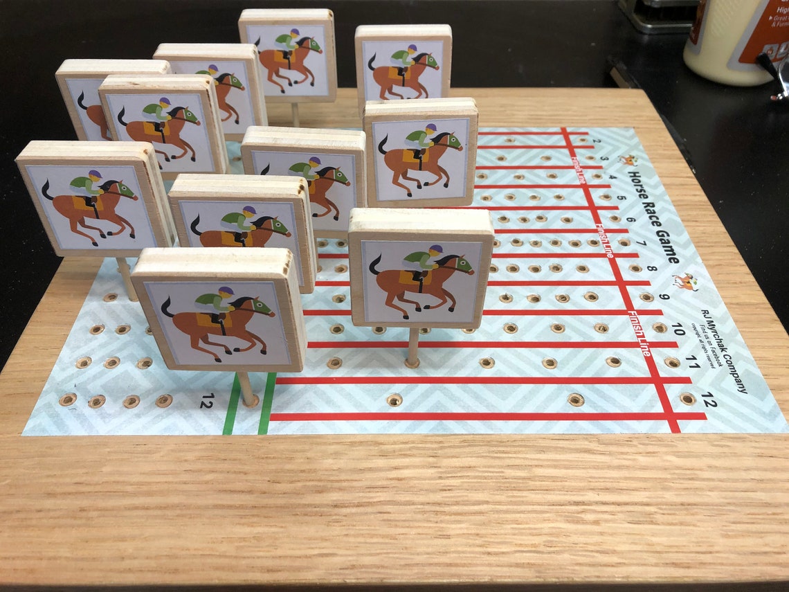 Horse Race Game Board Template