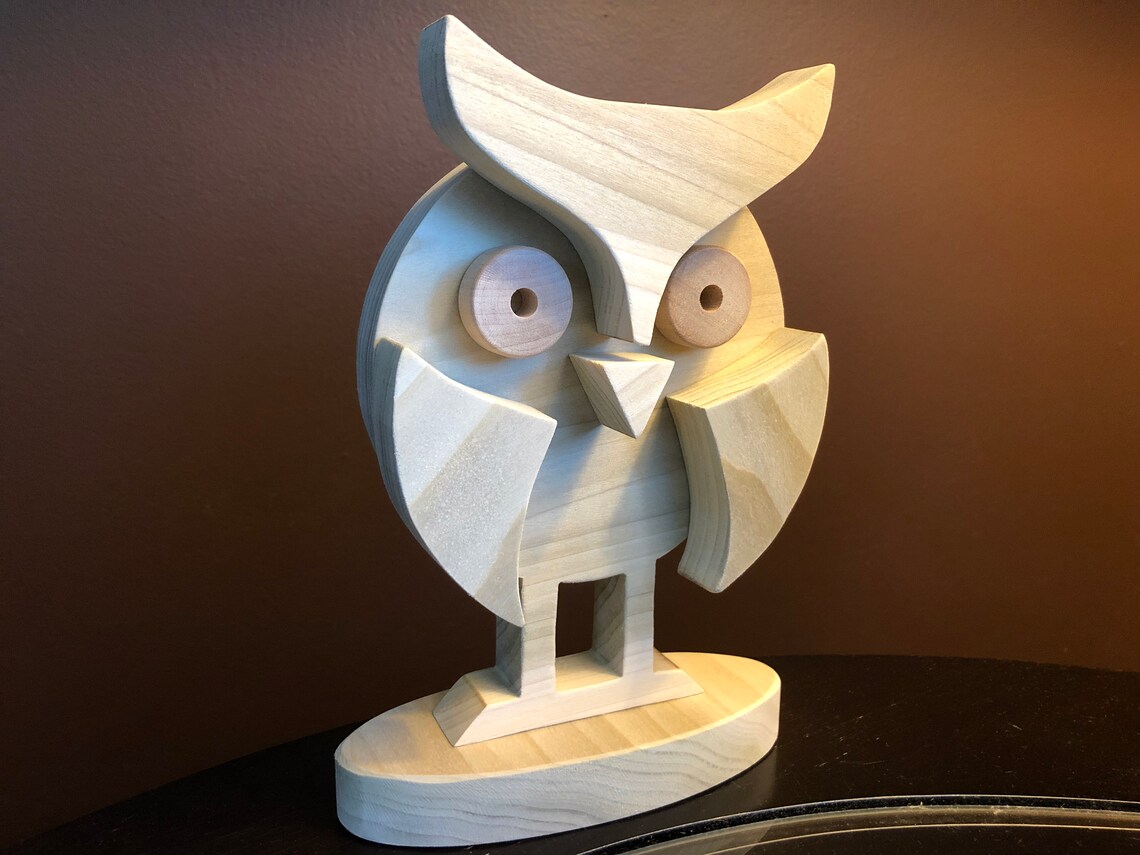 Wood Owl Scroll Saw Pattern - Etsy