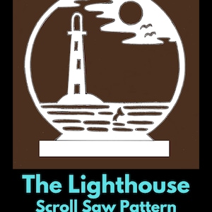 The Lighthouse Scroll Saw Pattern - Etsy