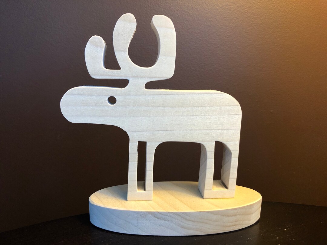 Wood Moose Scroll Saw Pattern - Etsy