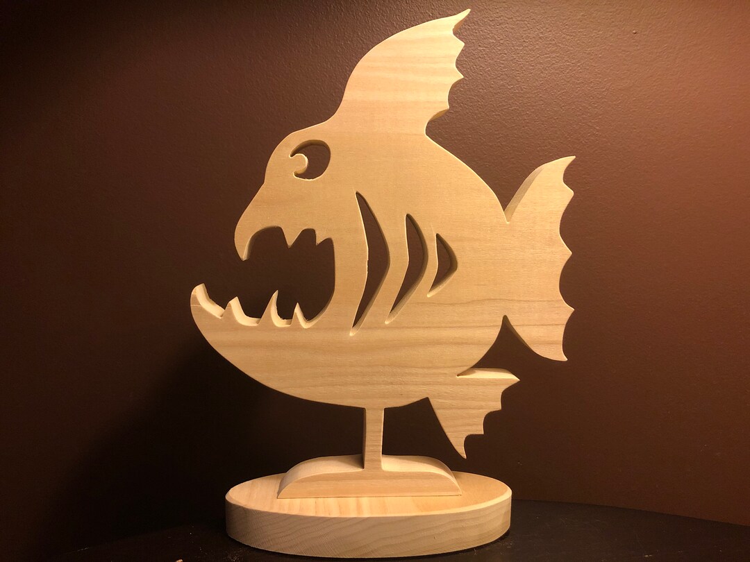 Scary Fish Scroll Saw Pattern - Etsy