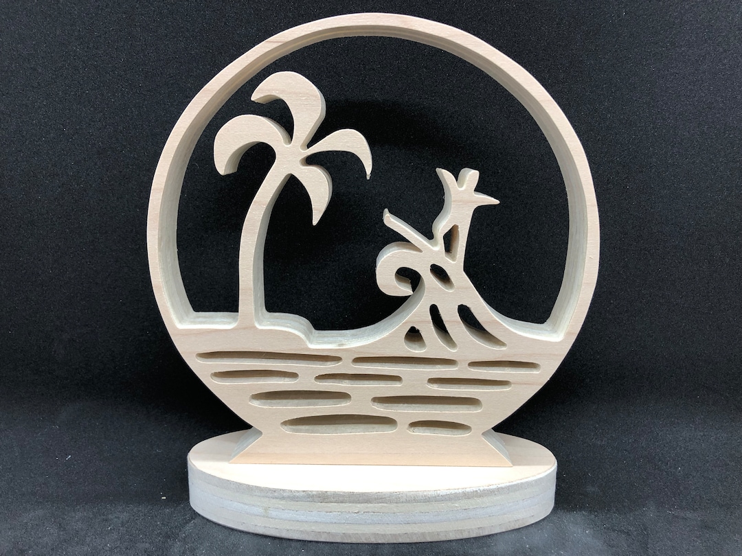 Surf Island Scroll Saw Pattern - Etsy