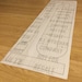 Large Cribbage Board Hole Pattern Paper Template Digital Download 10-3/ ...