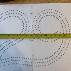 Large 29 Cribbage Board Paper Template Digital Download 13 X 17-1/4 - Etsy