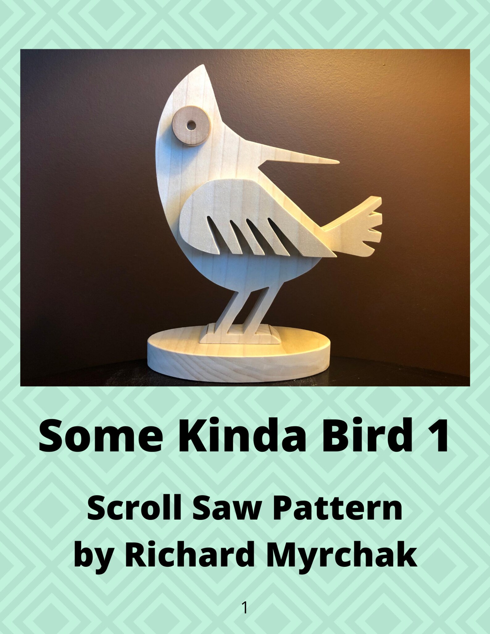 Some Kinda Bird 1 Scroll Saw Pattern | Etsy