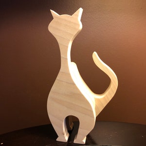 3 Wooden Cats Scroll Saw Patterns - Etsy